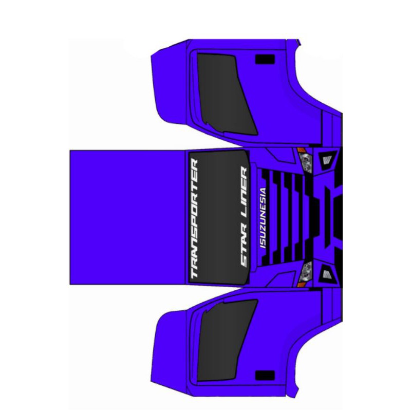 Jual Miniatur Papercraft Truk Isuzu Giga Gatot Kaca Super Jumbo ...