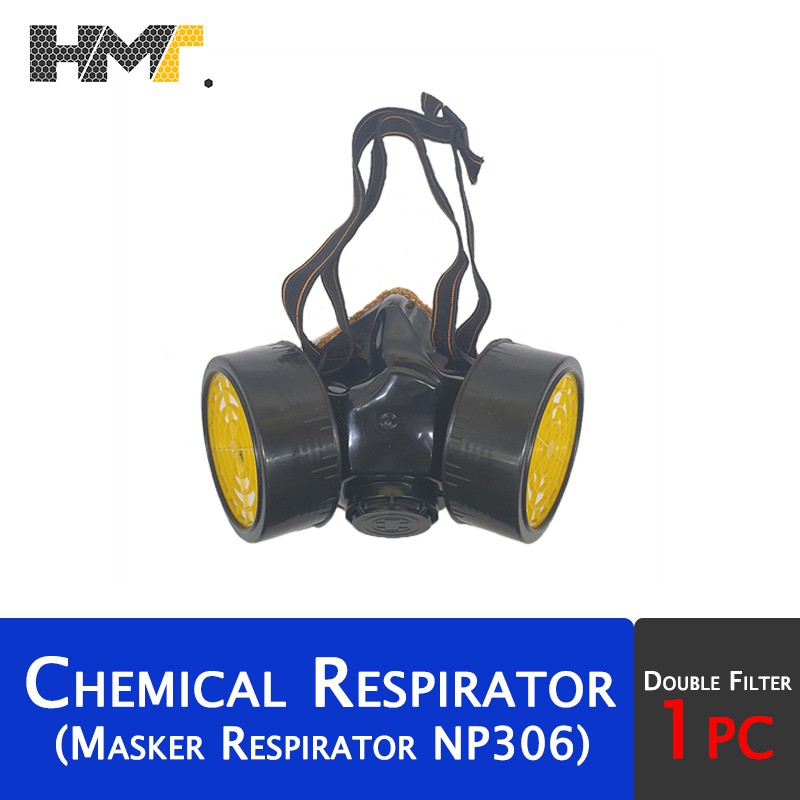 Jual NP306 Masker Respirator / Chemical Respirator Double Fliter ...