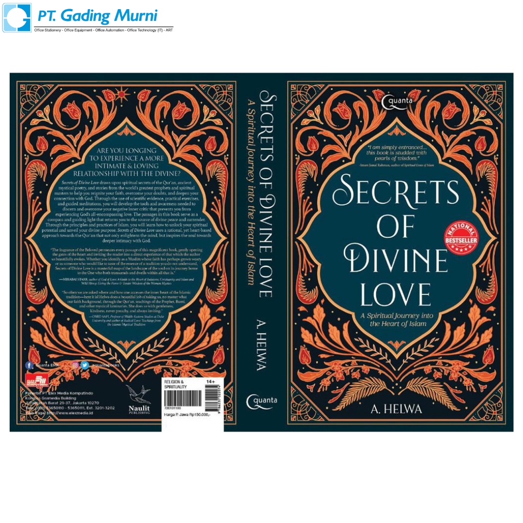 Jual BUKU/NOVEL SECRETS OF DIVINE LOVE: SEBUAH PERJALANAN SPIRITUAL ...