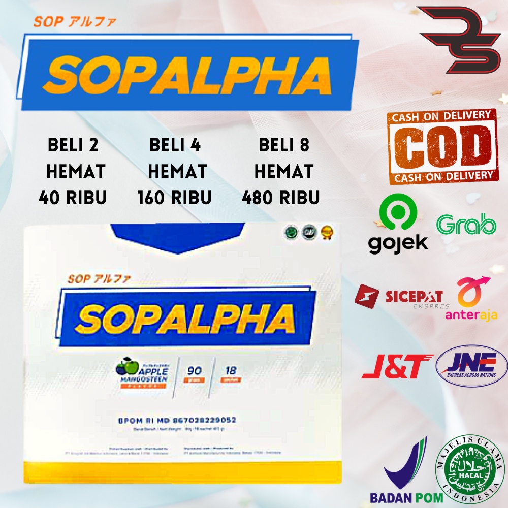 Jual Bioboost SOP Alpha Immune Booster 1 box isi 18 sachet BPOM Halal ...