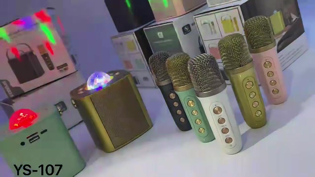 Jual Speaker Bluetooth Karaoke 2 Mic/Family Ktv Audio Set Small ...