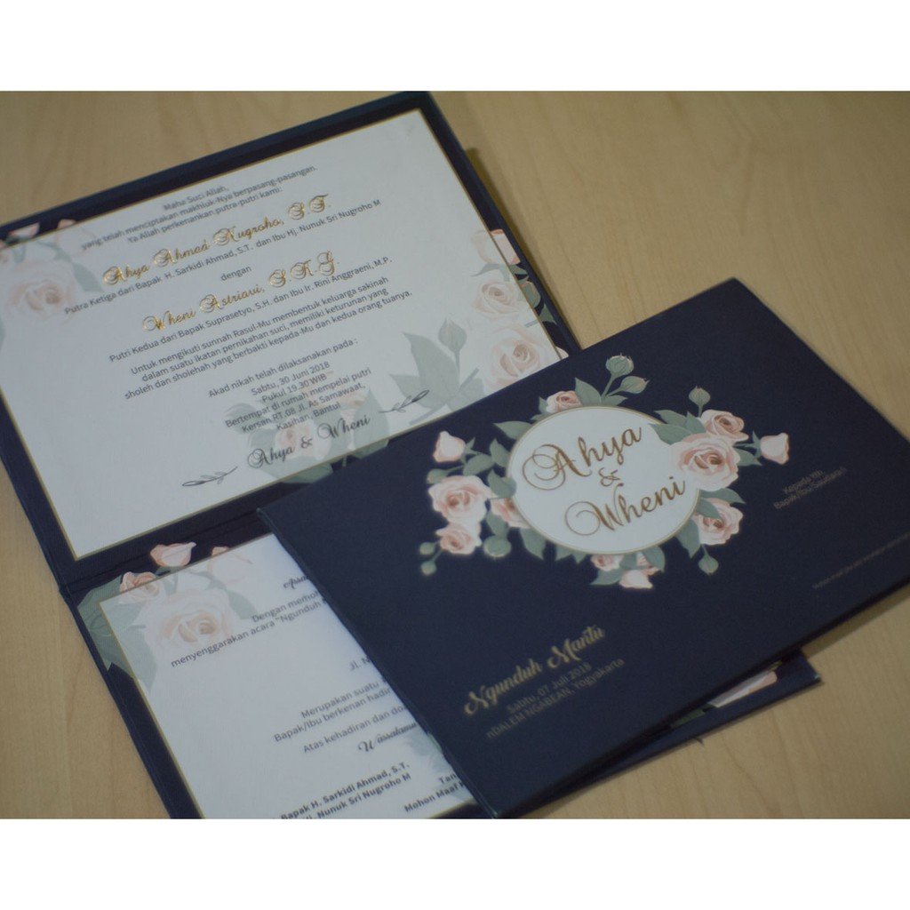 Jual Undangan Pernikahan Hardcover | Shopee Indonesia