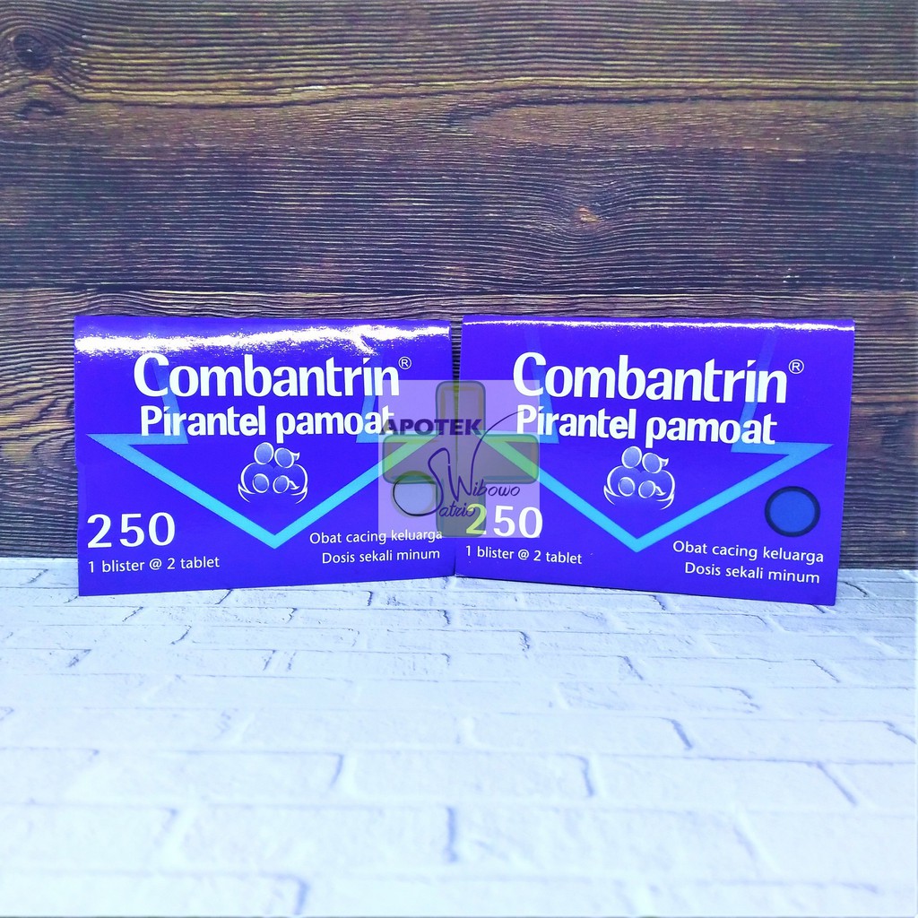 Jual Obat Cacing COMBANTRIN 250 TABLET STRIP | Shopee Indonesia