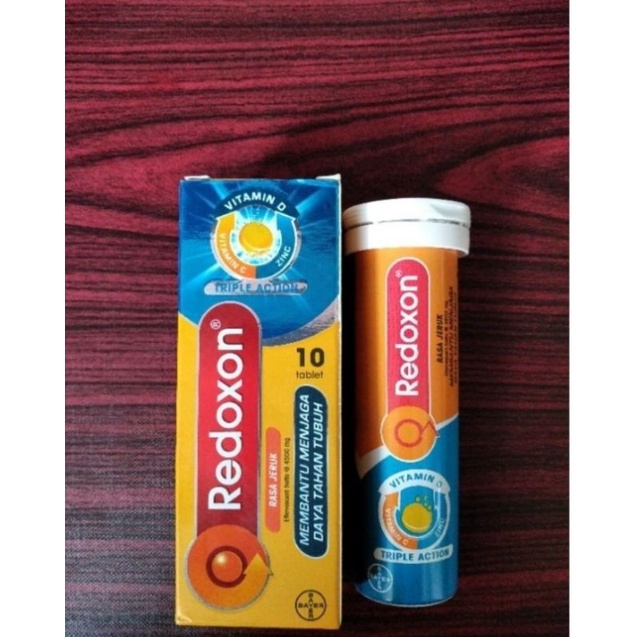Jual Redoxon Triple Action Rasa Jeruk 10/15/20 Tablet exp 2025 | Shopee ...