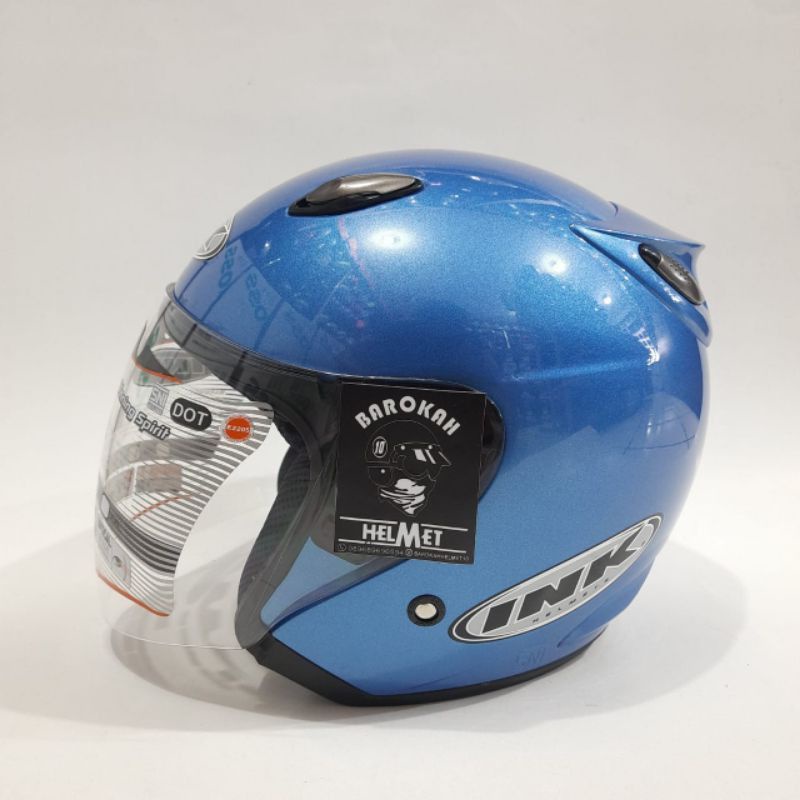 Jual HELM INK CENTRO ORIGINAL POLOS HITAM METALIK | Shopee Indonesia
