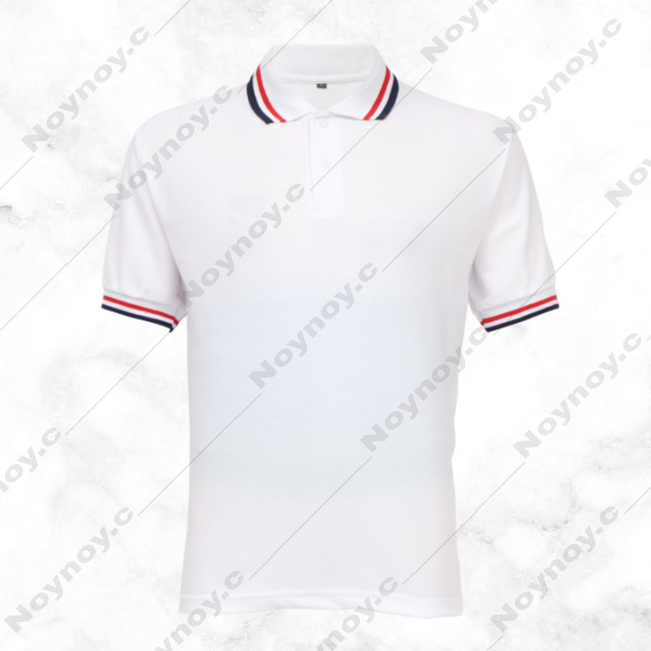 Jual T-Shirt Wangki polos kaos kerah 3 list atasan pria lengan pendek 2 ...