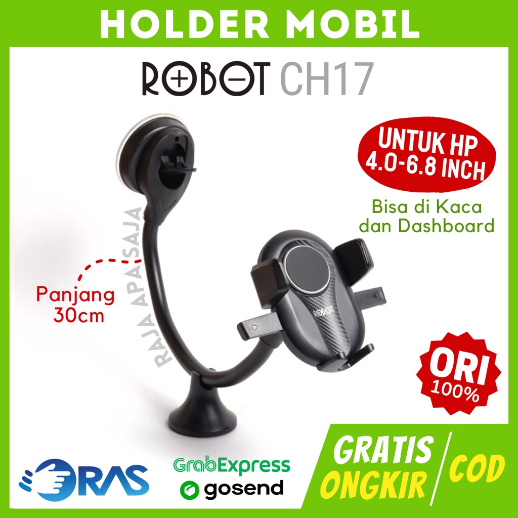 Jual Holder HP Mobil Robot untuk di Dashboard Kaca Dudukan Senderan ...