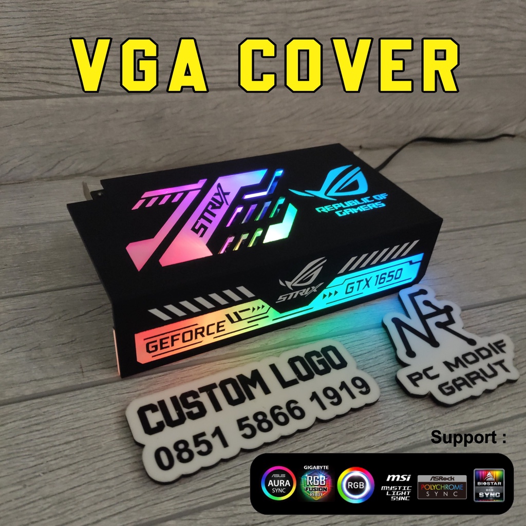 Jual VGA COVER GTX 1650 CUSTOM LOGO | Shopee Indonesia