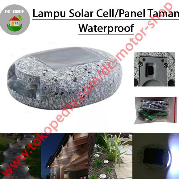 Jual Lampu Batu Taman Dinding Tenaga Surya/Solar Panel/Cell Waterproof ...