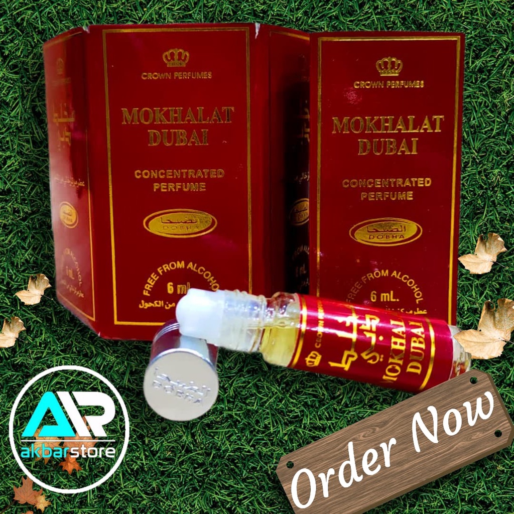 Jual PARFUM DOBHA 6 ML 1 BOX AROMA MUKHALAT DUBAI/ ISI 6 PCS/ MINYAK ...