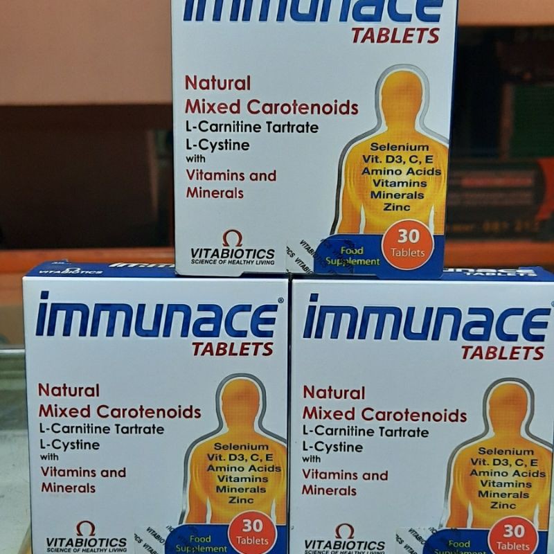 Jual multivitamin immunace (1 box 30 tablet) | Shopee Indonesia