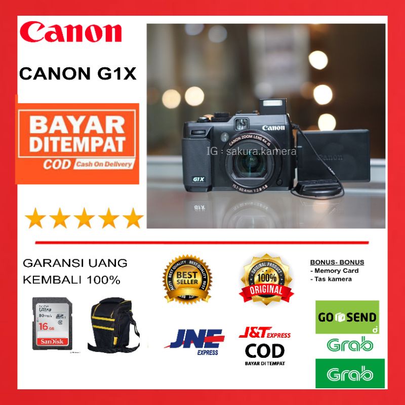 Jual Kamera digital Canon G1X Powershot Kamera Vlog | Shopee Indonesia