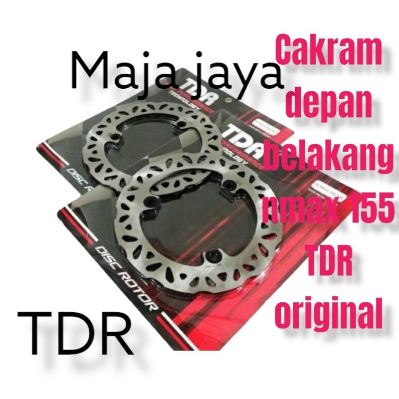 Jual disc brake TDR Nmax Piringan cakram depan belakang Nmax TDR original | Shopee Indonesia