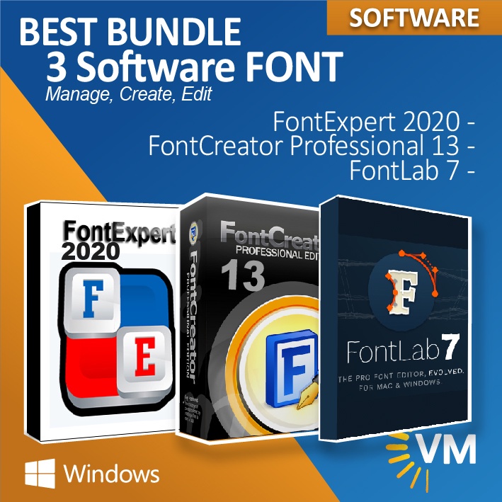 Jual PAKET Font Expert 2020 Font Creator Professional 13 Font Lab VII ...