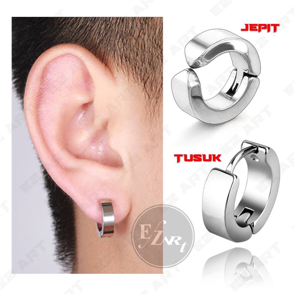 Jual 1Pc ANTING PRIA / WANITA MODEL JEPIT / TUSUK GANTUNGAN BINTANG ...