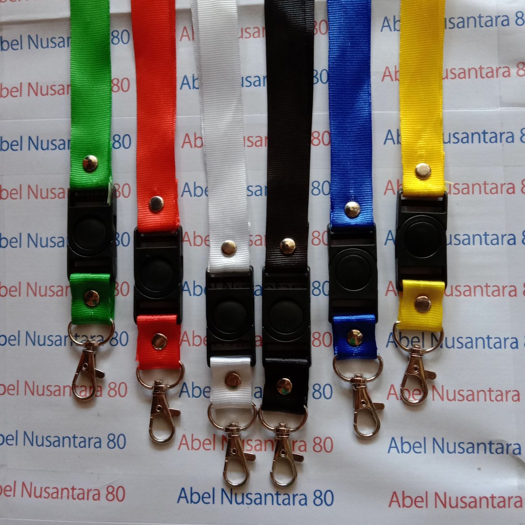 Jual Tali ID Card 2cm Stofer / Gantungan ID Card | Shopee Indonesia