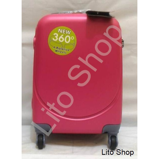 Jual koper fiber polo hoby 18 inch pink (model 350) | Shopee Indonesia