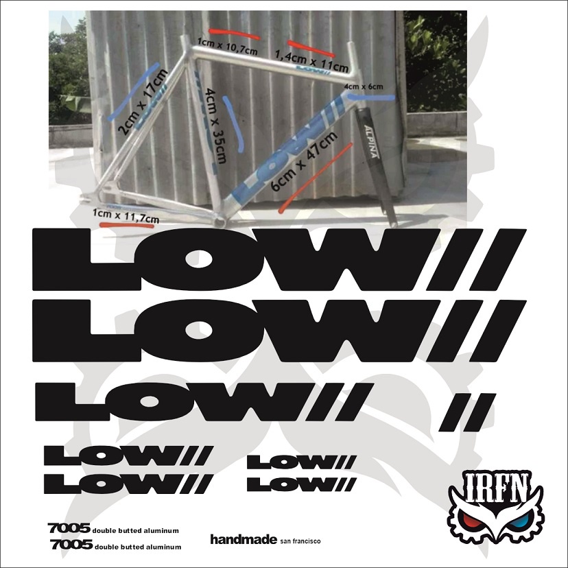 Jual Stiker Decal Frame Low// bike | Shopee Indonesia