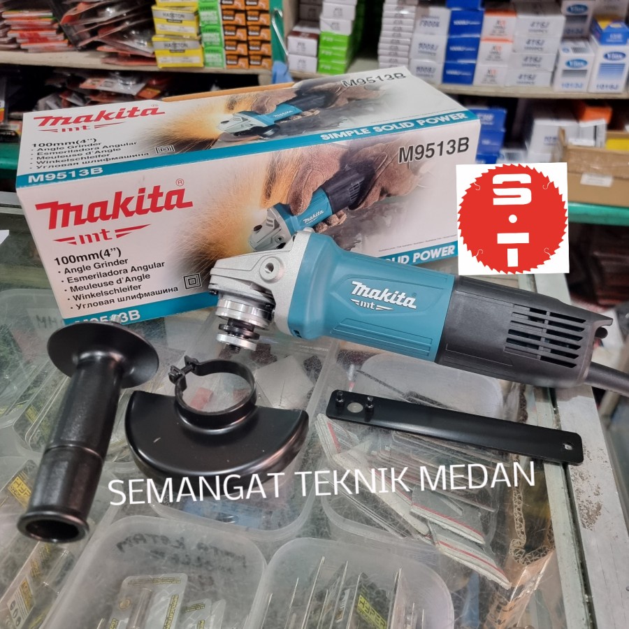 Jual M9513B MESIN GERINDA GRENDA TANGAN ANGLE GRINDER 4" MAKITA M 9513 B | Shopee Indonesia