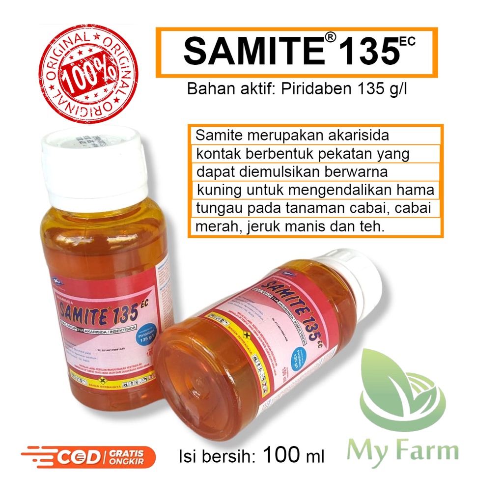 Jual Samite 135 EC 100 Ml Insektisida Pembasmi Hama Akarsida Obat ...