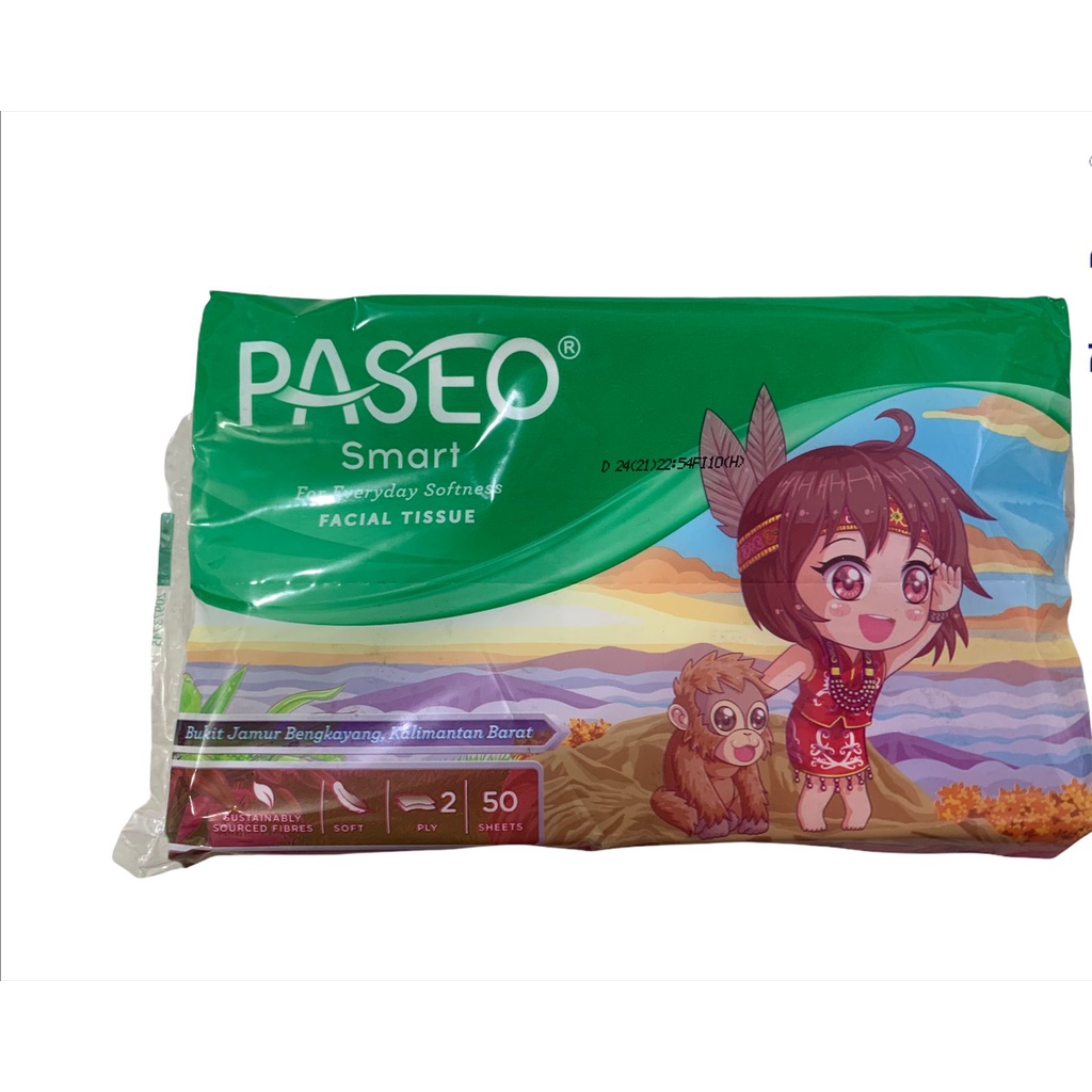 Jual tisu paseo smart facial tissue 2 plt 50 sheets | Shopee Indonesia