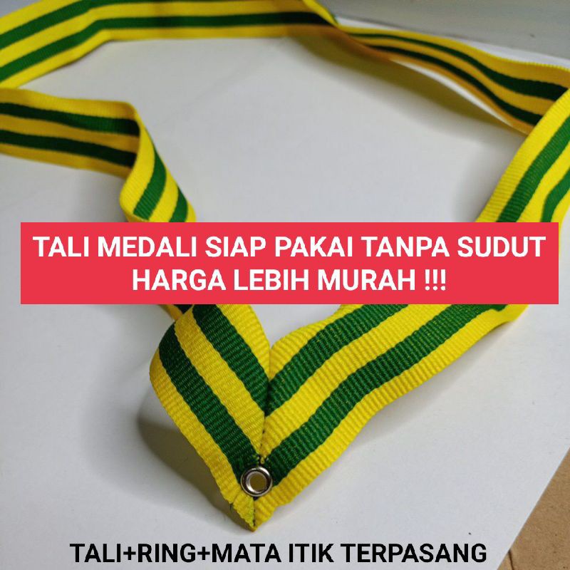 Jual TALI MEDALI 3 CM +SIKU +RING SIAP PAKAI ( DI JAHIT ) | Shopee ...