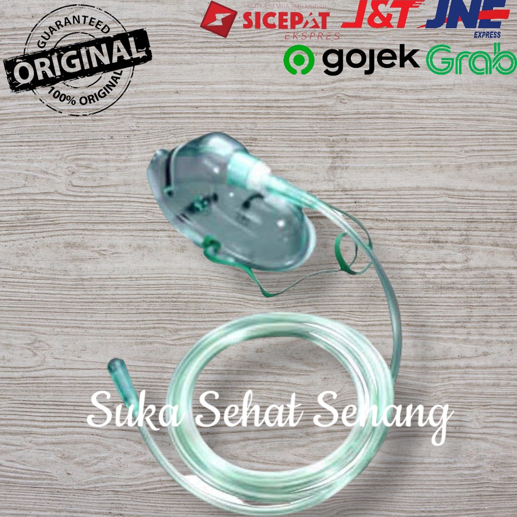 Jual Masker Oksigen O2 Dewasa Resources/Oxygen Mask Original | Shopee ...