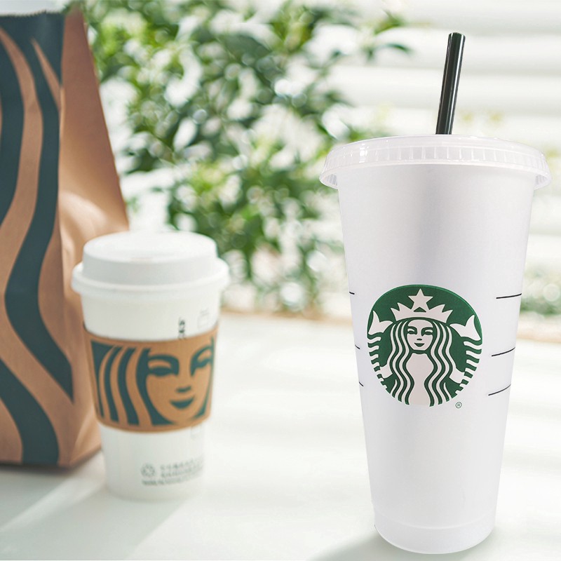 Jual Starbucks botol minum cangkir transparan cangkir Cold Water Cup ...