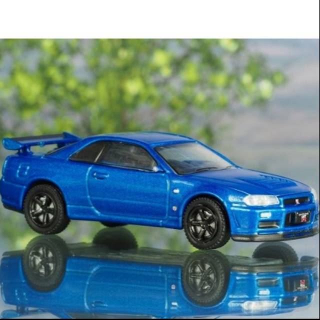 Jual DIECAST GREENLIGHT NISSAN SKYLINE GTR R34 BIRU BRIAN FAST N ...