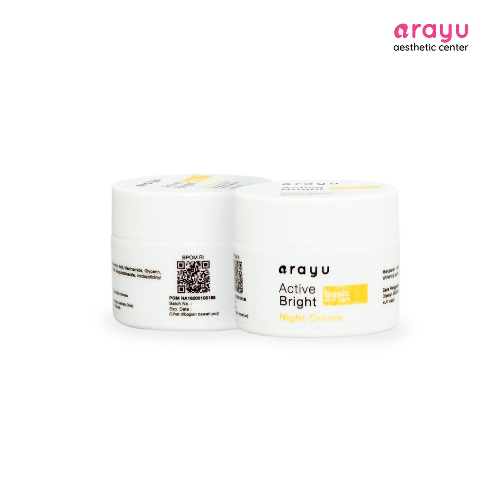 Jual Arayu Active Bright Night Cream 12.5gr | Shopee Indonesia