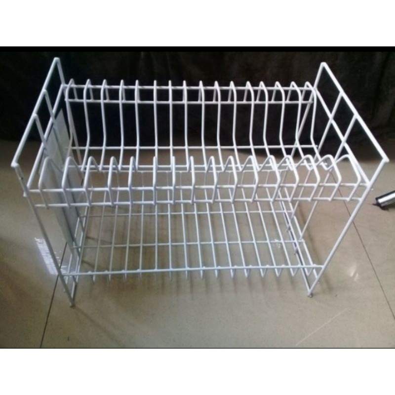 Jual Rak piring & Rak gelas susun 2 kitchen racek 394 | Shopee Indonesia