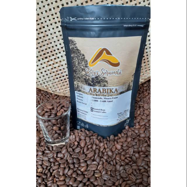 Jual Roasted Bean / kopi bubuk Arabika semende natural proses | Shopee ...
