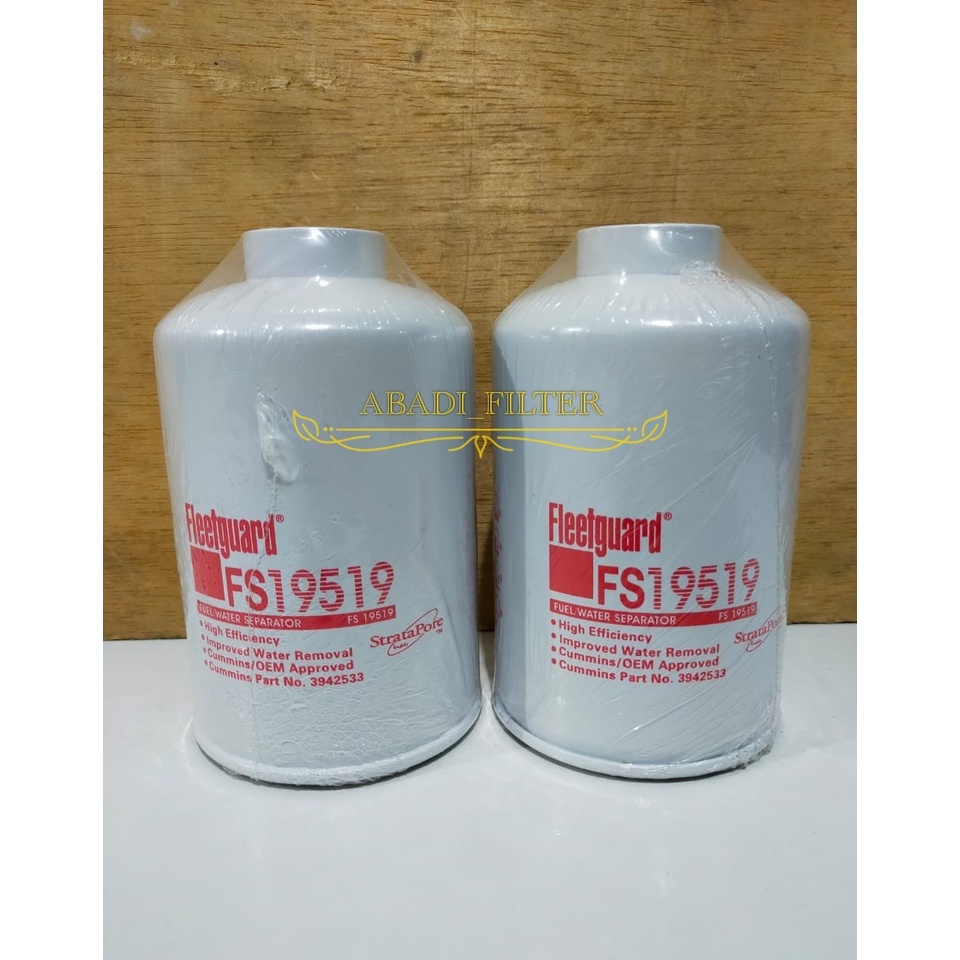Jual Fuel Filter Fleetguard / Filter Solar FS19519 / FS 19519 | Shopee ...