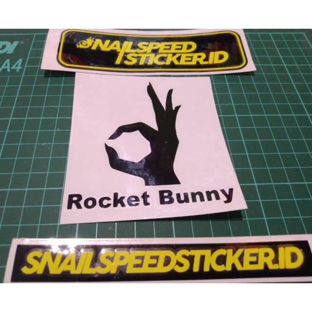 Jual Sticker universal logo ROCKET BUNNY 9cm | Shopee Indonesia