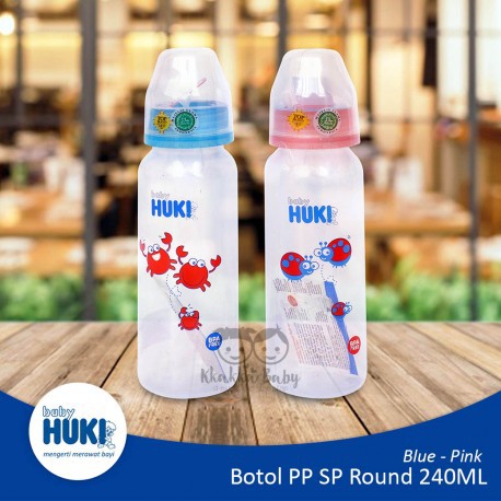 Jual HUKI Botol pp sp round 240ML | Shopee Indonesia