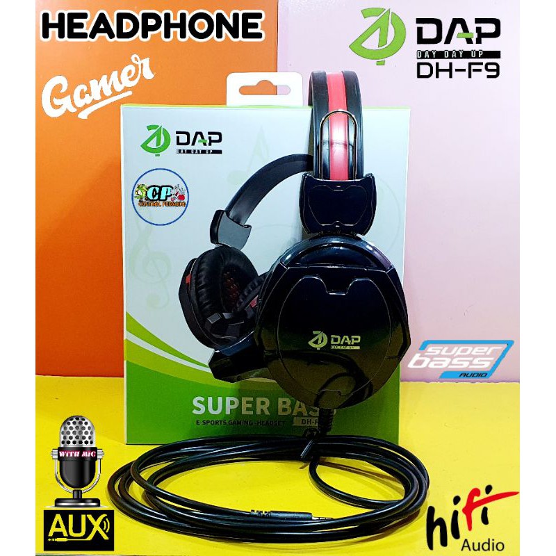 Jual Headphone Gaming DAP DH-F9 With Mic | Shopee Indonesia
