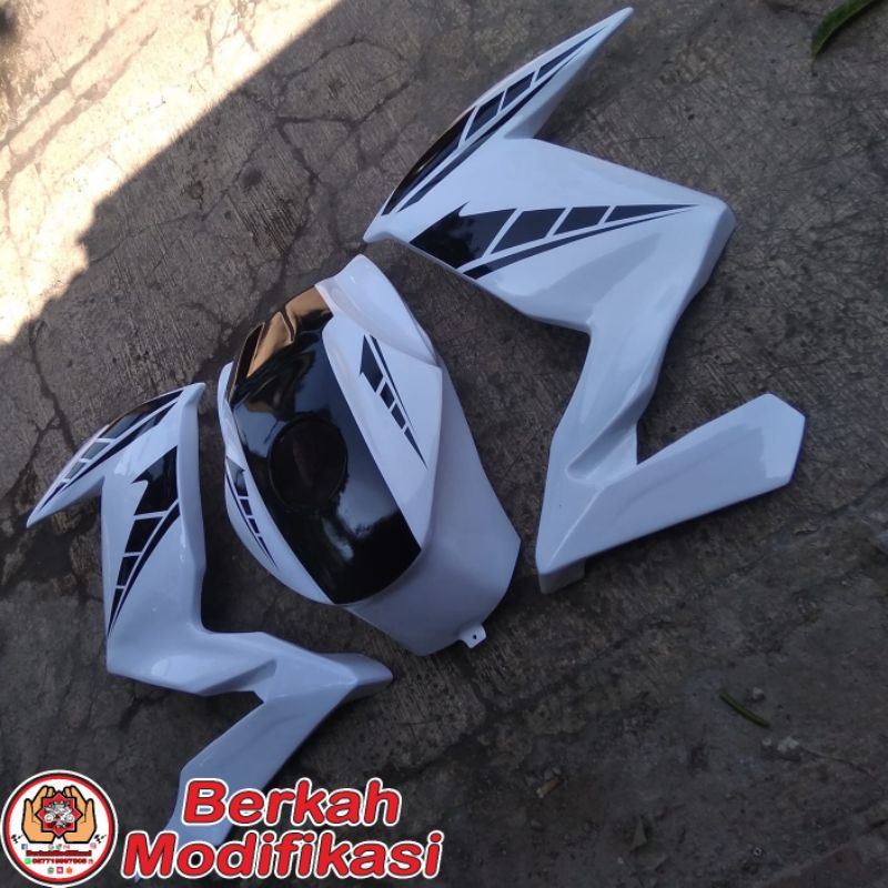 Jual Cover Kondom Tangki Half Fairing PNP Yamaha Byson Karbu | Shopee ...