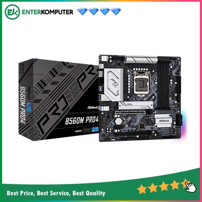 Jual ASRock B560M Pro4 (LGA1200, B560, DDR4, USB3.2, SATA3) | Shopee ...