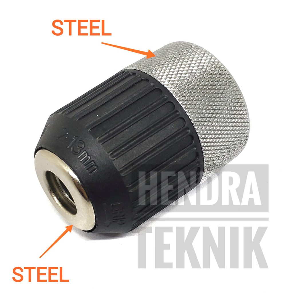 Jual KEPALA BOR 13MM DRAT TANPA KUNCI KEYLESS KEPALA BOR KEYLESS 13 MM ...