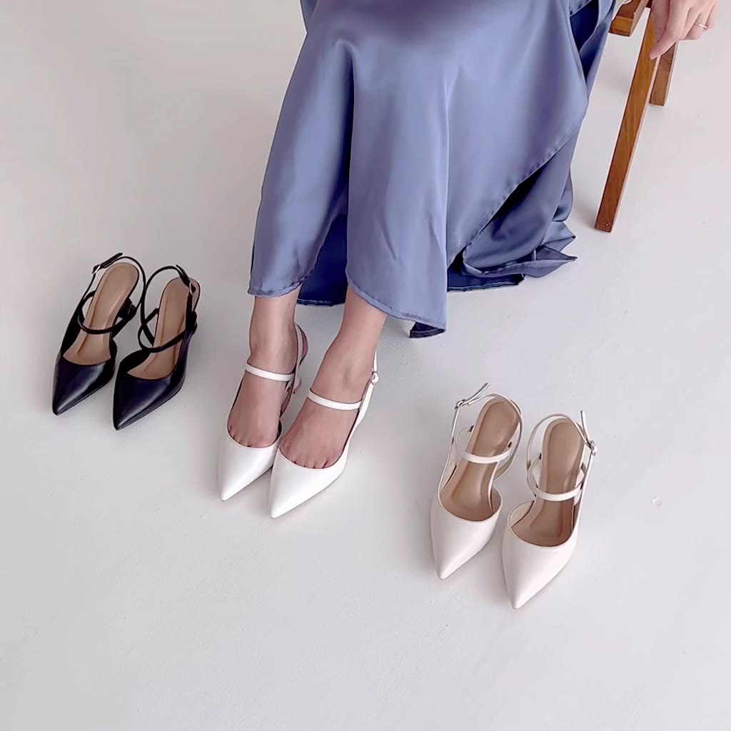 Jual ECCLETTE - ADELLE HEELS 7 cm / Strap Hak Formal Casual Pesta Party ...
