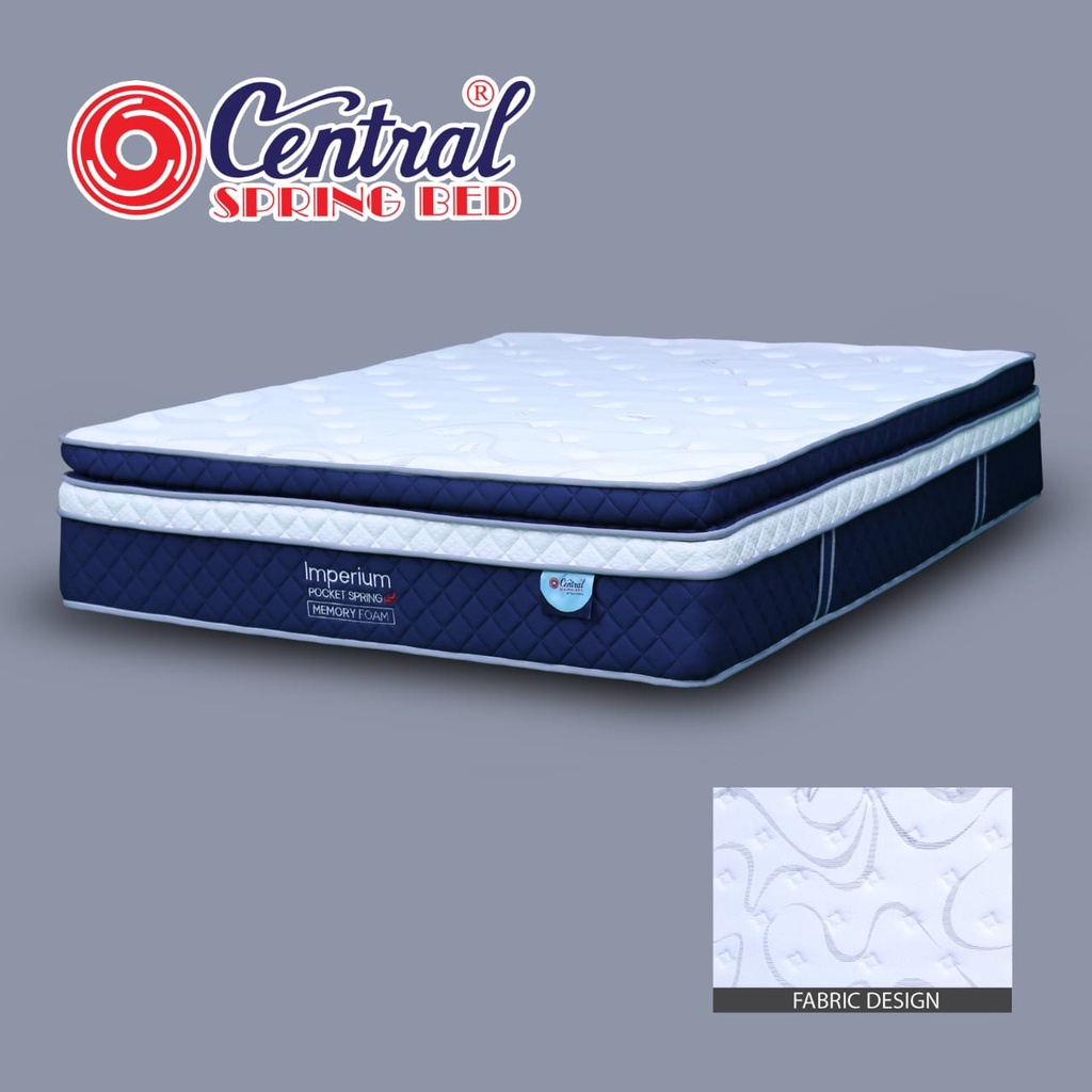 Jual Kasur Spring Bed Central IMPERIUM Double Plushtop Pocket Springs ...
