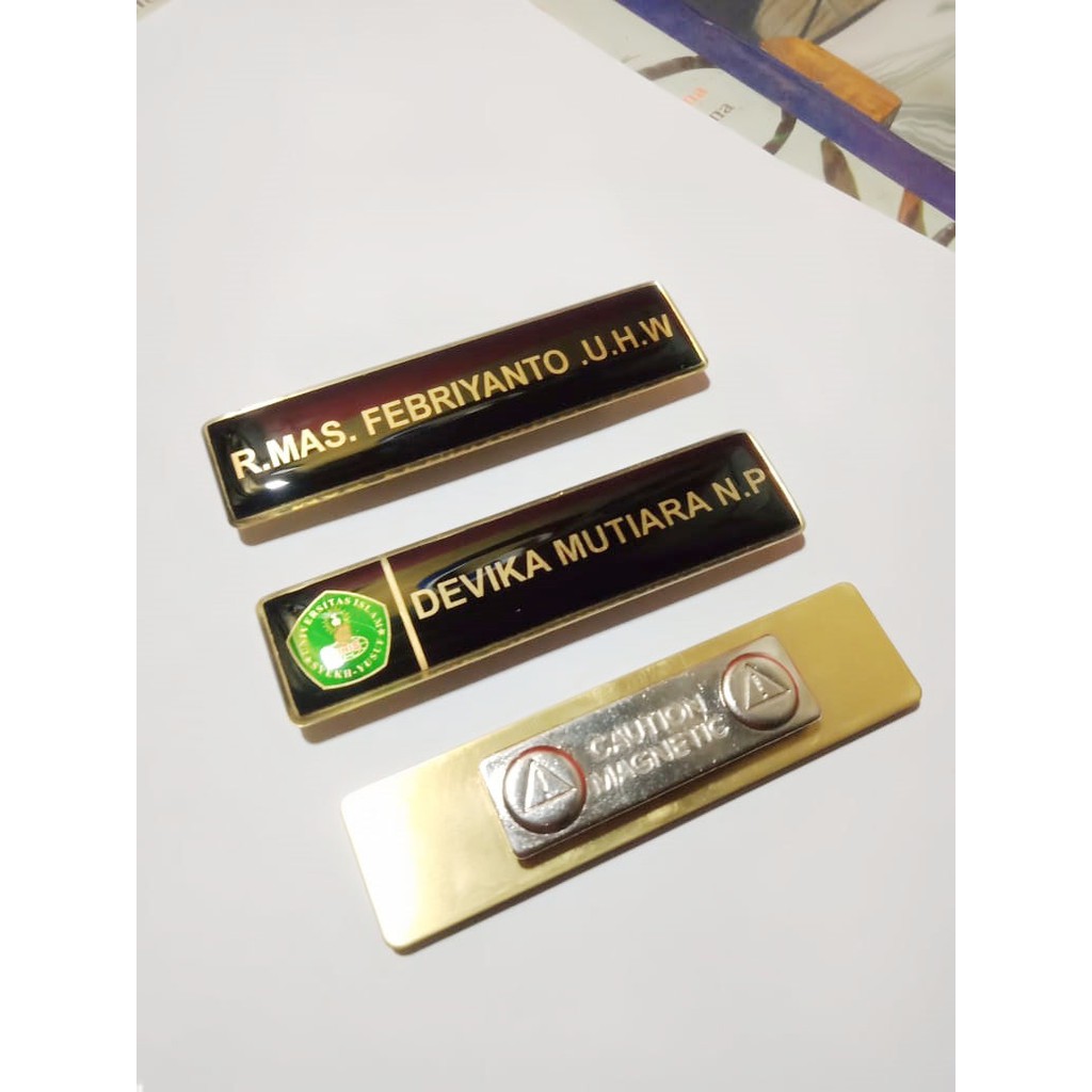 Jual Name Tag PDH / Name Tag TNI POLRI / PAPAN NAMA DADA PERKANTORAN ...