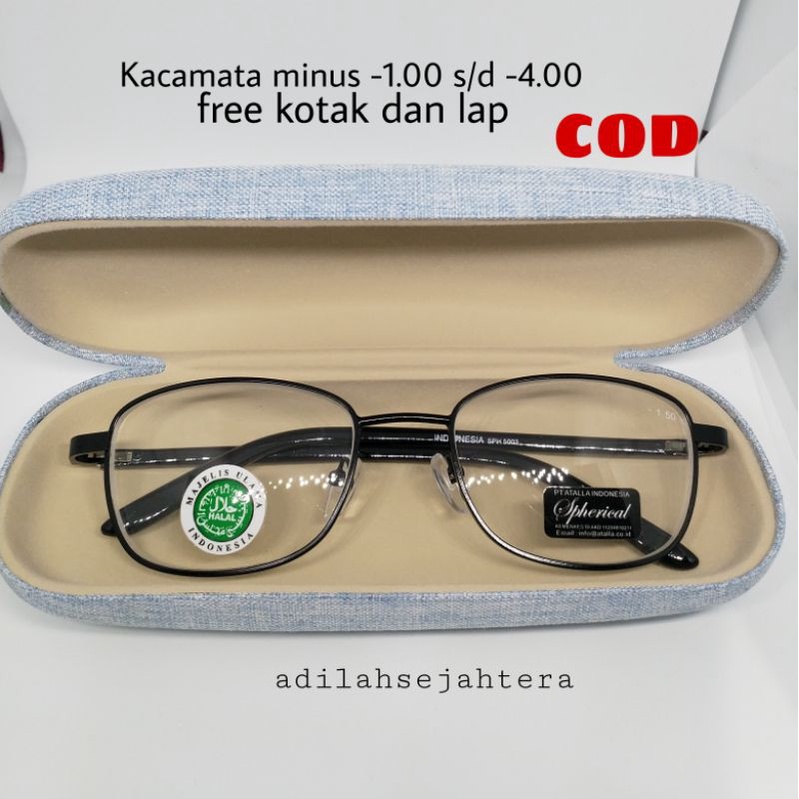 Jual TERMURAH Kacamata Minus -1.00/-4.00 Kacamata Rabun Jauh Kacamata ...