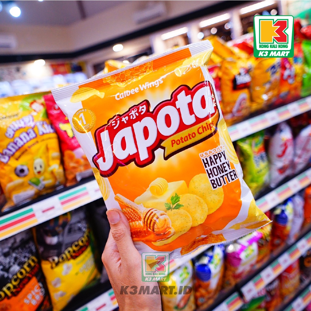 Jual Japota Potato Chips Happy Honey Butter 68gr | Shopee Indonesia