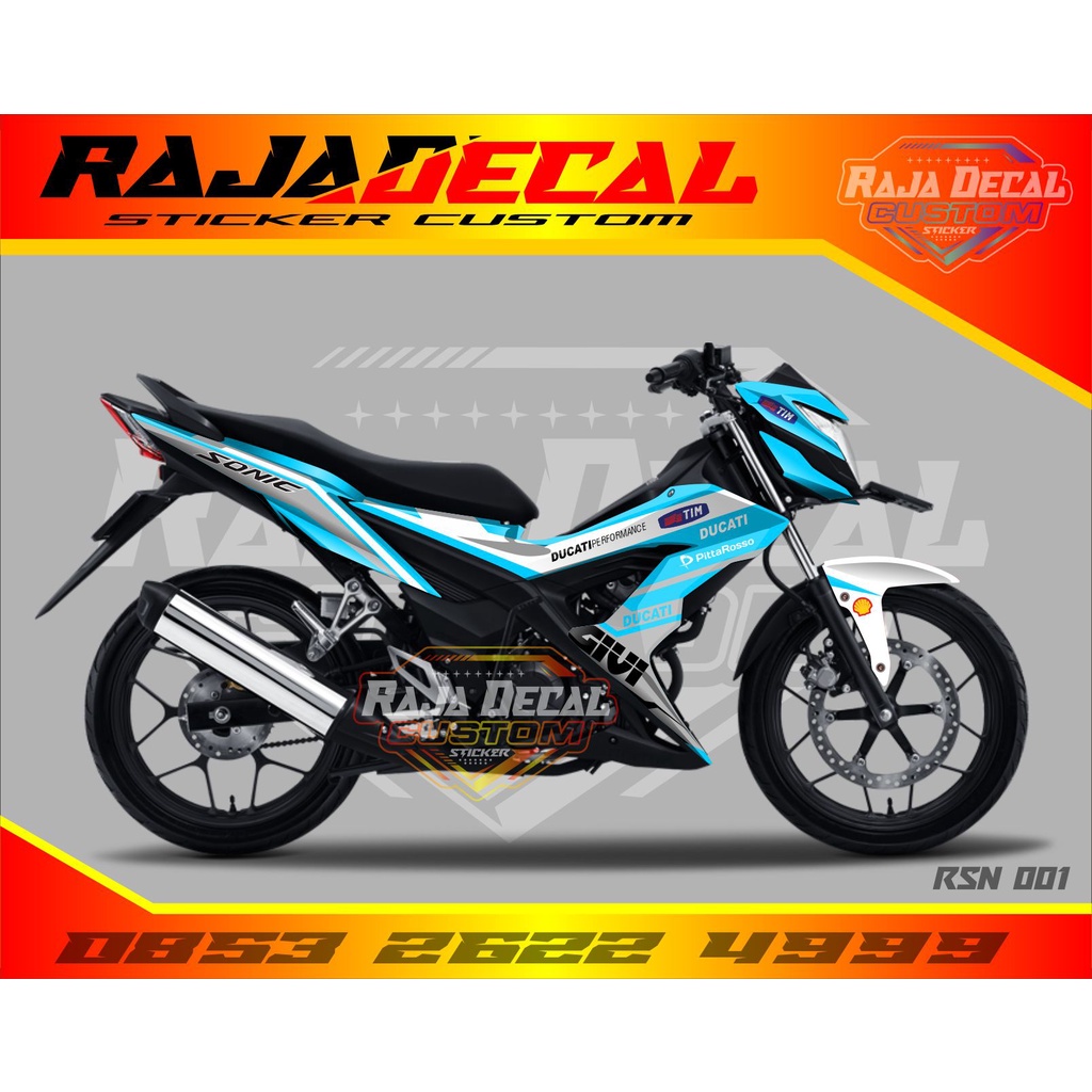 Jual Decal Sonic 150r Full Body Stiker Sonic 150r Full Body Striping ...