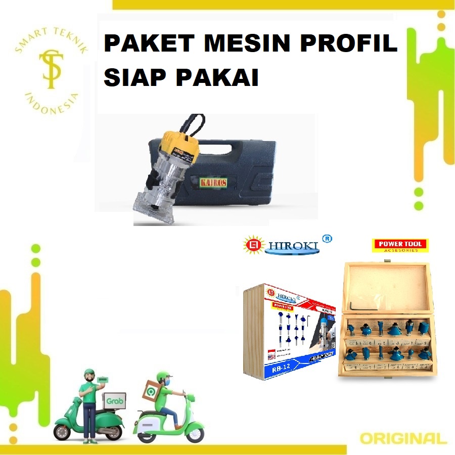 Jual PAKET MESIN PROPIL SIAP PAKAI Mesin Trimer - mesin router kecil ...