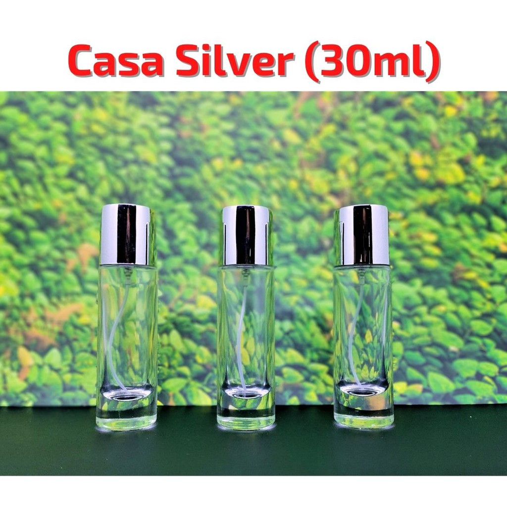 Jual Botol Parfum Casa Trans Silver (30 ml) | Shopee Indonesia