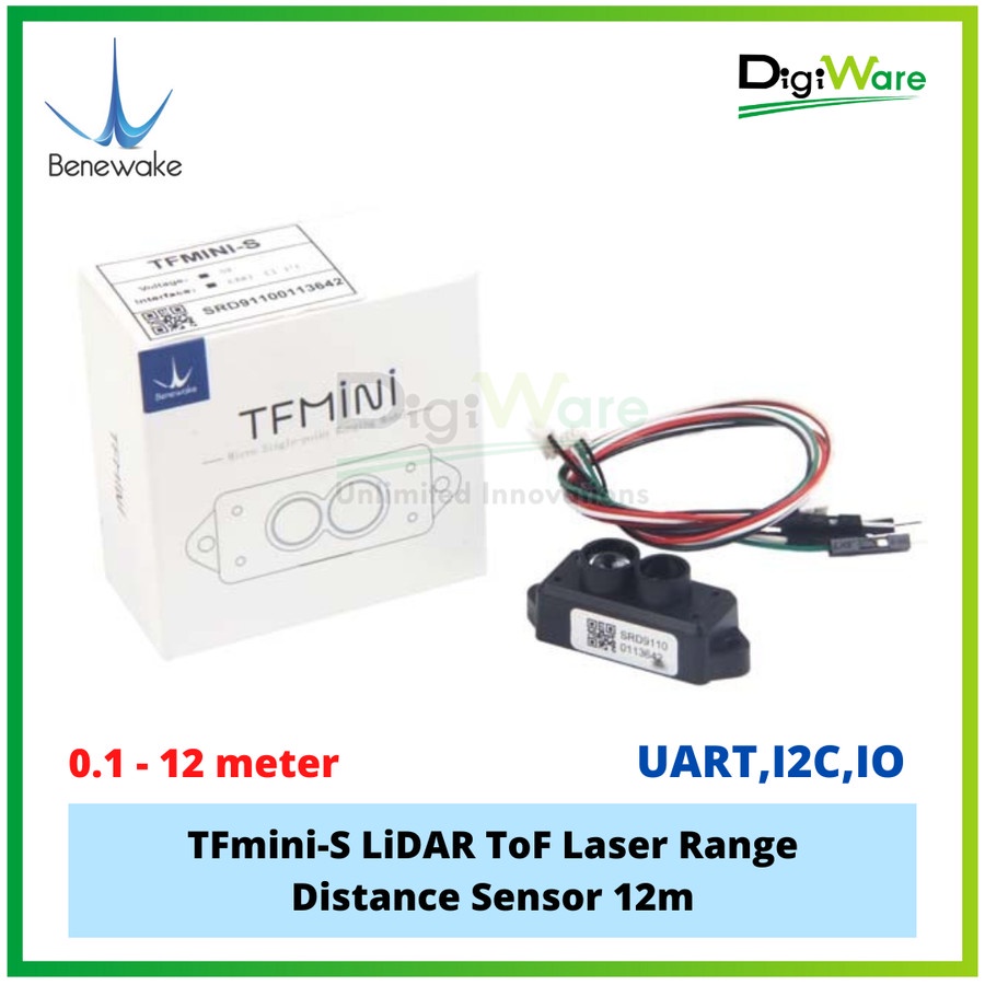 Jual TFmini-S LiDAR ToF Laser Range Distance Sensor 12m | Shopee Indonesia