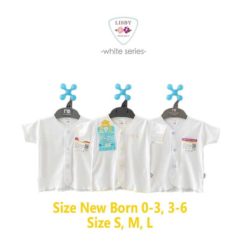 Jual MOMMYNME LIBBY BABY BAJU PENDEK NEW BORN ANAK KECIL TC PUTIH / WARNA | Shopee Indonesia