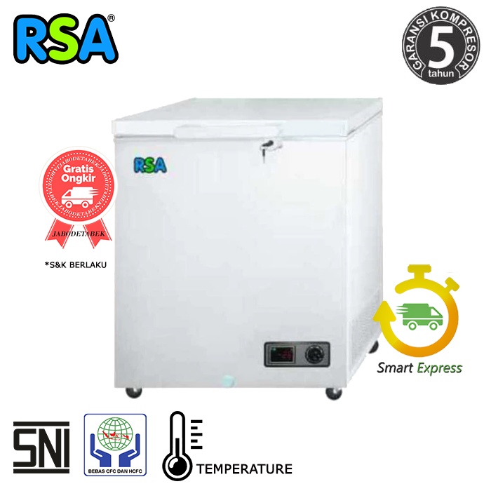 Jual CHEST FREEZER RSA CF-110 / CF110 / CF 110 - (1 PINTU / 100 LITER ...